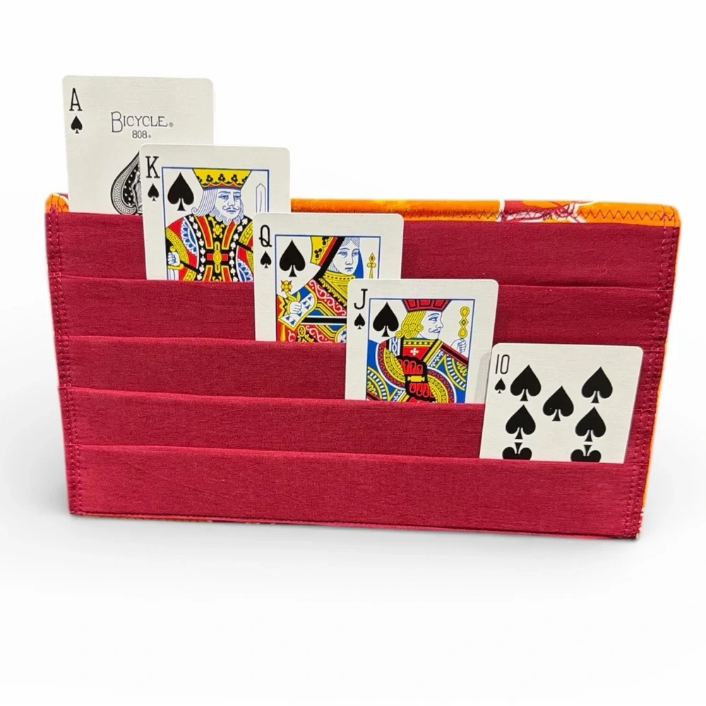 Hand Crafted | Games | Hand Crafted Fabric Playing Card Holder 5 ...